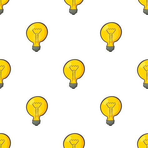 Lamp Pattern Seamless Background Texture Repeat Wallpaper Geometric Vector Efficient