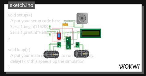 Agri Robot Wokwi Esp32 Stm32 Arduino Simulator