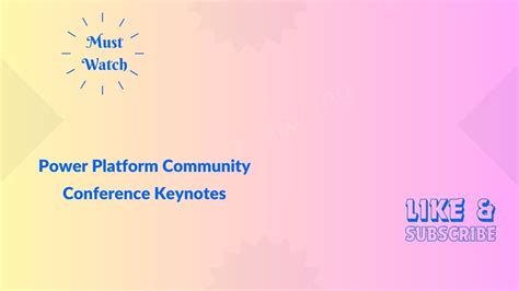 Power Platform Community Conference Updates Microsoft Mspowerplatform Microsoftpowerapps