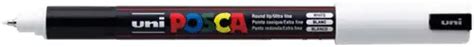 Uni Posca Verfmarker Wit 1mm Knutselateljee