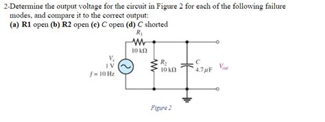 answered 2 determine the output voltage for the… bartleby