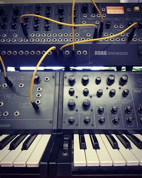 Vintage Korg Modular Synthesizer Collection Showcase