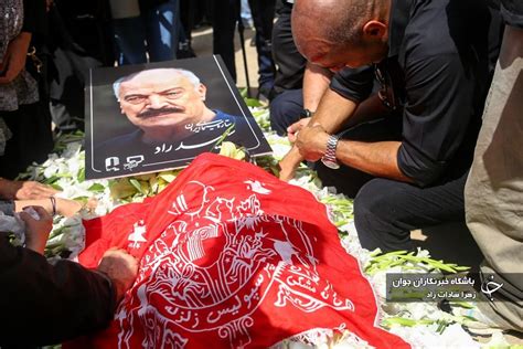 تشییع پیکر زنده یاد سعید راد بازیگر سینما و تلویزیون