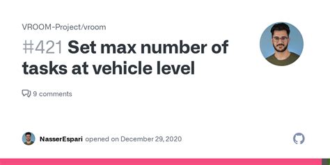 Set Max Number Of Tasks At Vehicle Level · Issue 421 · Vroom Project