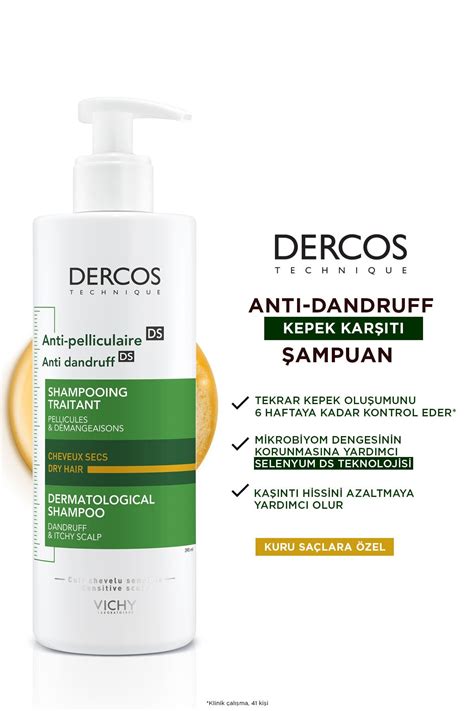 Dercos Anti-Dandruff Kepek Karşıtı Şampuan Kuru Saçlar 390 ml 33378754