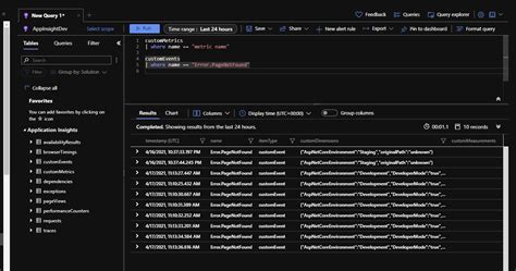 Net Core Where To Find Custom Metrics In Azure Portal Stack Overflow