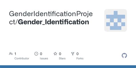 Github Genderidentificationproject Gender Identification