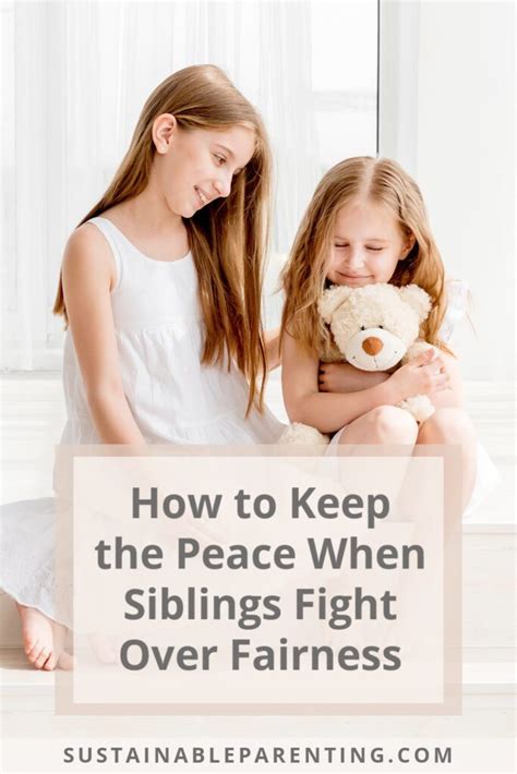 How To Keep The Peace When Siblings Fight Over Fairness Sustainable