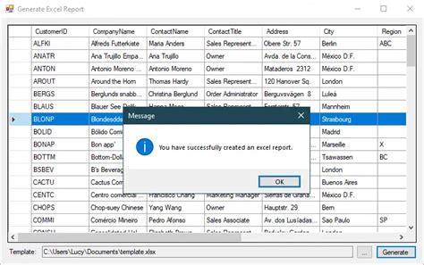 How To Generate Excel Report In C