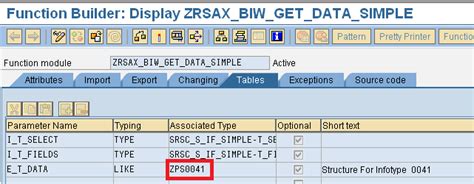 Generic Extraction Based On Function Module SAP Community