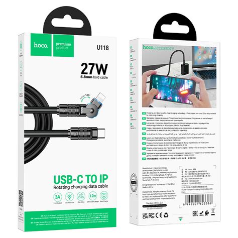 Cable Type C To Lightning U118 Triumph Pd 27w Fast Charge Hoco The Premium Lifestyle