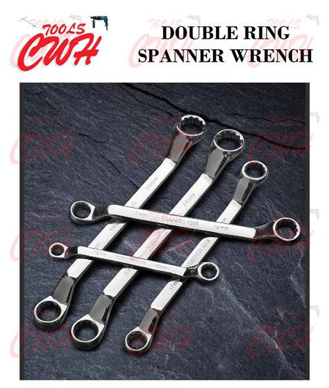 6MM 55MM PRC DOUBLE RING BOX END SPANNAR SPANNER WRENCH SOCKET NUT DRIVER OPENER BUKA NAT SOKET