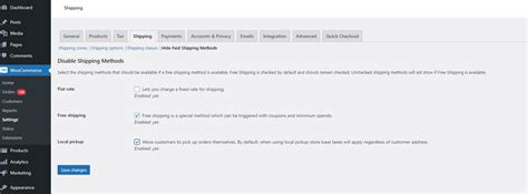 Hide Paid Shipping Methods Documentation WooCommerce