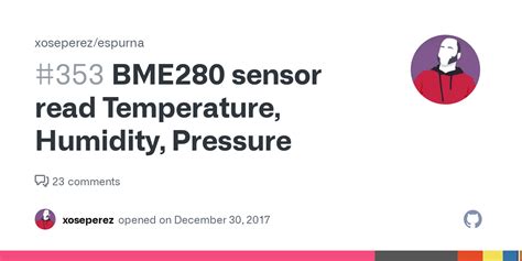 Bme280 Sensor Read Temperature Humidity Pressure · Issue 353