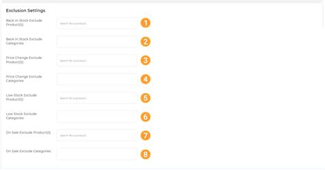 Exclusion Settings Moreconvert