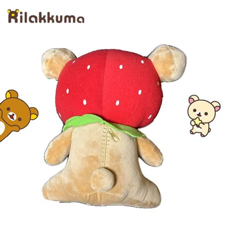 리락쿠마 딸기인형 리락쿠마 고전 소품 일본빈티지 모리노가토 카라하나 후루츠패밀리