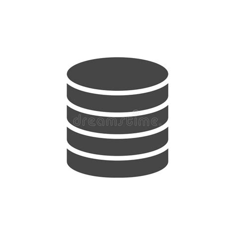Database Sign Icon Relational Database Schema Vector Stock Vector Illustration Of Schema
