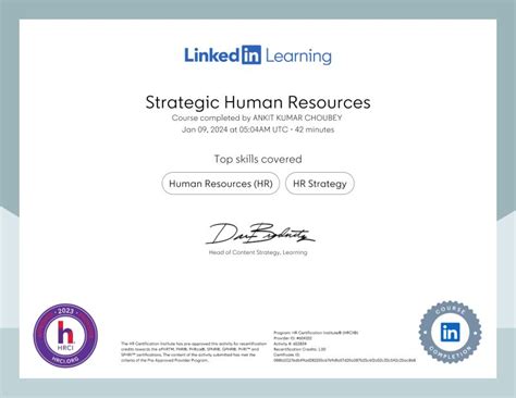 ankit kumar choubey on linkedin certificate of completion