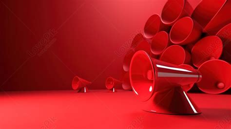 선명한 빨간색 3d 스피커와 조명이 켜진 빨간색 조명 배경의 파이프로 오디오 경험을 향상하세요 비추다 배경 선명한 배경 상하 배경 이미지 Hd 비추다 선명한