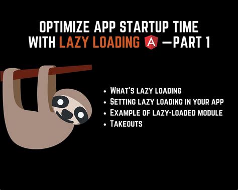 optimize the app startup time with lazy loading — part 1 by fam the