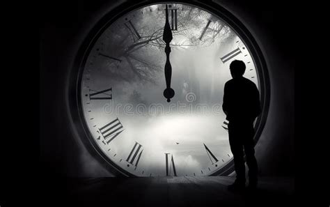 Clock Illustration Of Passing Time Stock Illustration Illustration