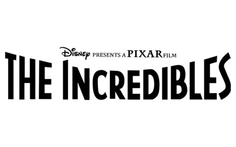 The Incredibles Logo Incredibles Font Disney Film Logos Incredibles