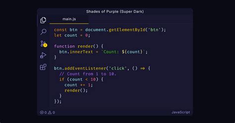 Shades Of Purple By Ahmad Awais ⚡ Vs Code Themes