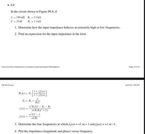 In The Circuit Shown In Figure P If Chegg Com
