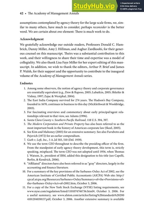 1 The Fundamental Agency Problem And Its Mitigation Pdf