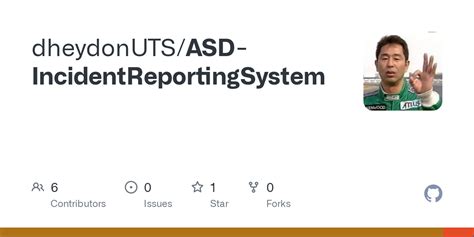 Github Dheydonuts Asd Incidentreportingsystem