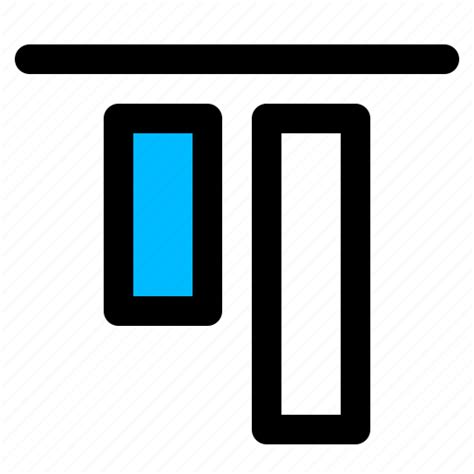 Align Object Align Top Arrange Top Alignment Vertical Icon