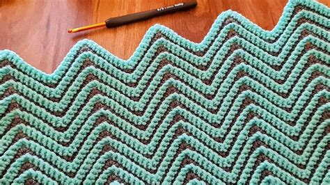 Diagonal Ripple Lapghan Free Crochet Blanket Pattern Artofit
