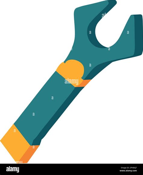 Blue Spanner Illustration Stock Vector Image And Art Alamy