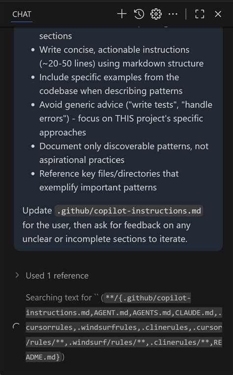 Let Github Copilot Create Custom Instructions Based On Your Codebase