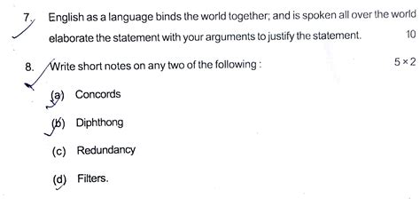 Bput Btech Communicative English Question First Year