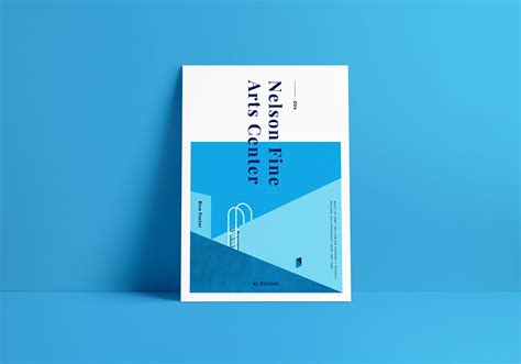 Blue Poster On Behance