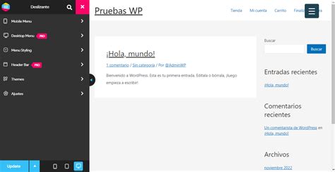 Agregar Menú De Panel Deslizante En Wordpress Webempresa