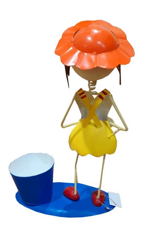 Multicolor Cast Iron Large Doll Planter For Decoration Size 36 X17 X 50cm At Rs 920 Piece In