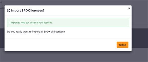 License Import Status Message Broken · Issue 927 · Eclipse Sw360sw360