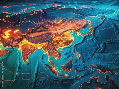 Ominous Global Seismic Hazard Map Highlighting High Risk Zones And