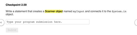 Solved Write A Statement That Creates A Scanner Object Named