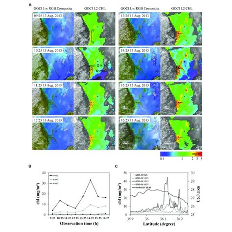 A Geostationary Ocean Colour Imager Radiance Composite Images And Download Scientific