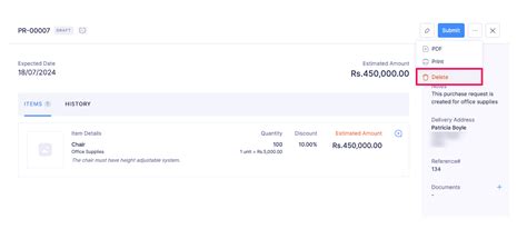 Manage Purchase Requests User Guide Zoho Expense