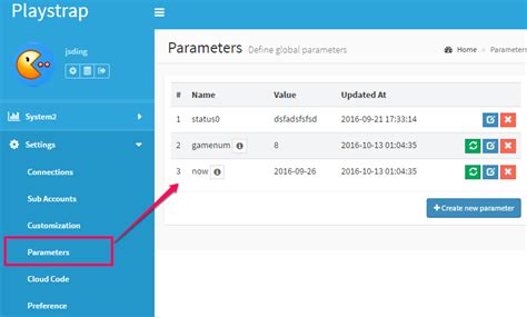 Global Parameters Dbface Documentation