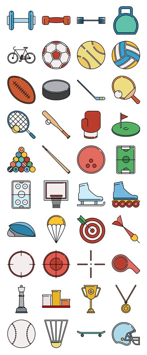 40 Responsive Sports Icons [freebie] — Smashing Magazine Icon Set
