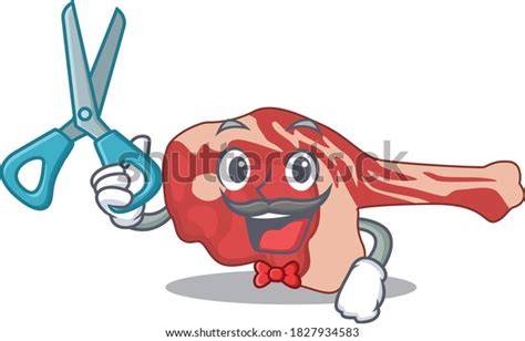Leg Lamb Cartoon Character Design Talented Stock Vector Royalty Free