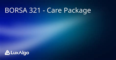 Borsa 321 Care Package Trading Indicator Luxalgo