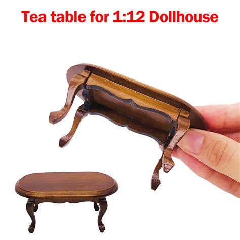 1 12 миниатюрная мебель для кукольного дома парный журнальный столик игрушка для гостиной