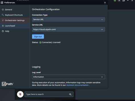 logs not appear in orchestrator log page orchestrator uipath