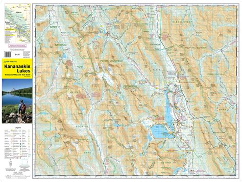 Kananaskis Lakes Map Gem Trek Maps